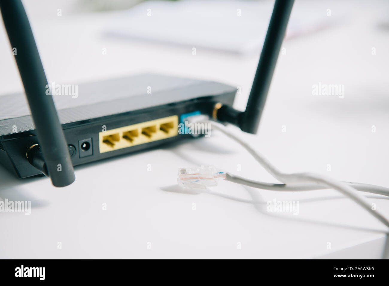 Wifi router table hi-res stock photography and images - Alamy