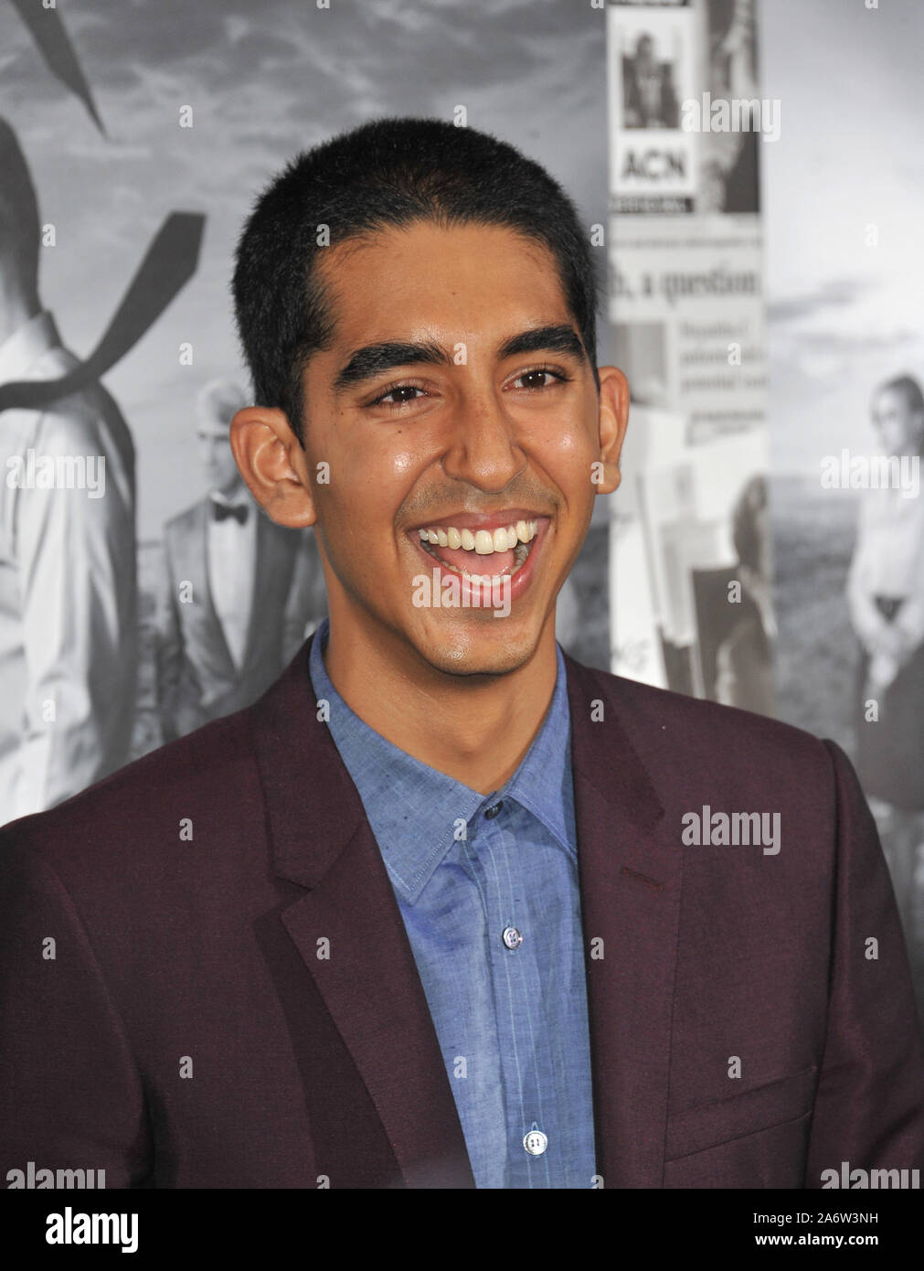 LOS ANGELES, CA. July 10, 2013: Dev Patel at the season two premiere of ...