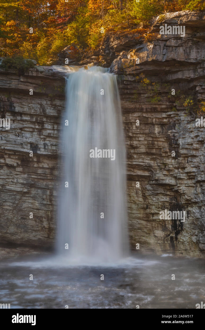 Awosting Water Falls NY - View to Awosting Water Falls in Minnewaska ...
