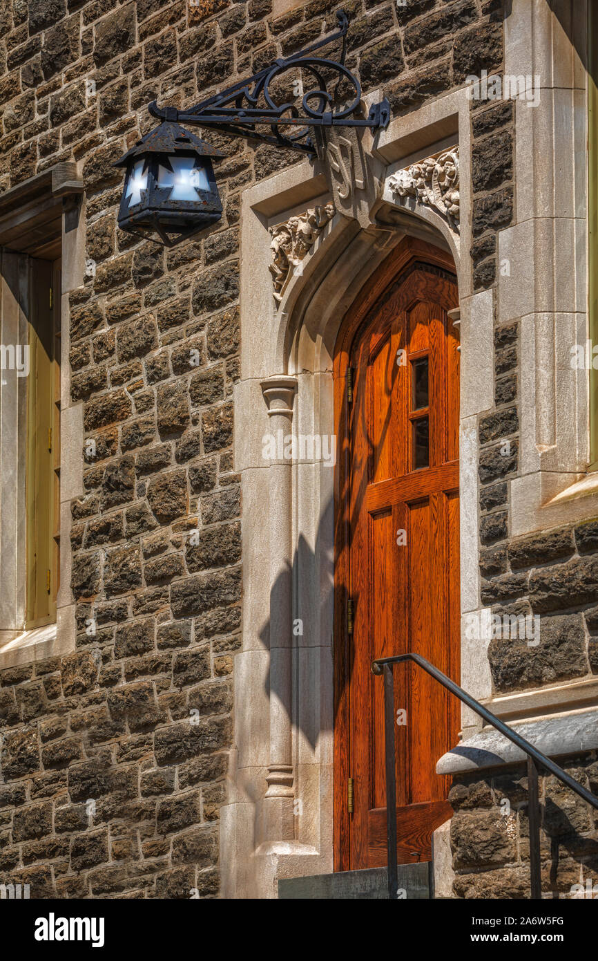 Princeton University Patton Hall - Exterior view of-of windows, lamp ...