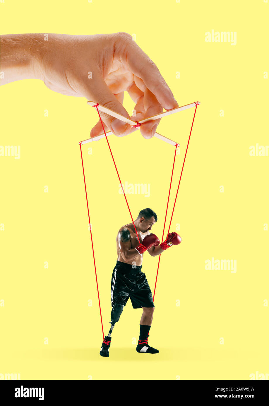 Man like a puppet hi-res stock photography and images - Alamy