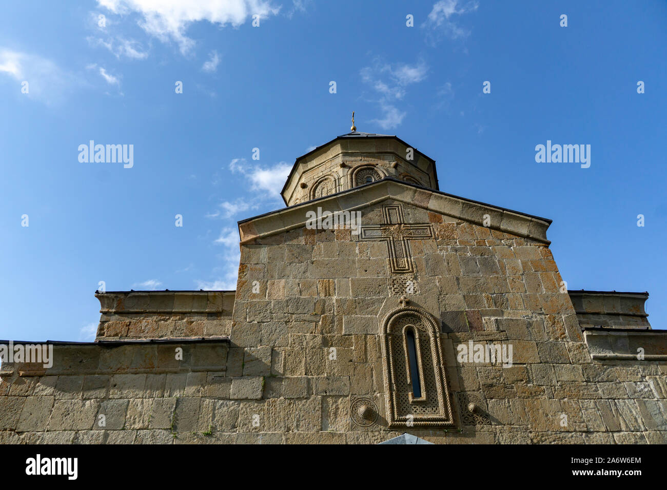 Gergeti Trinity Church, Georgia. Sunrise at the Gergeti Trinity Church ...