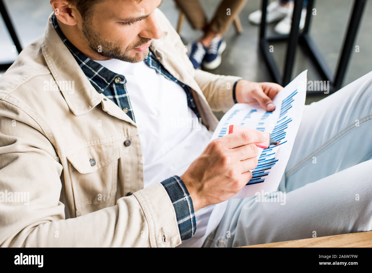 Studying charts hi-res stock photography and images - Alamy
