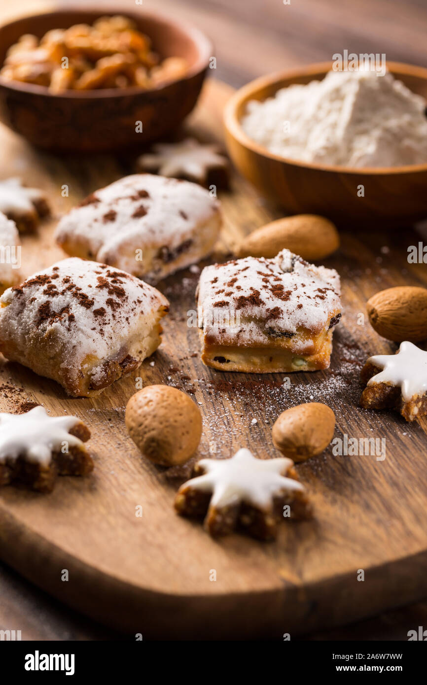 Christmas baking ingredient and spices for cookies Stock Photo - Alamy