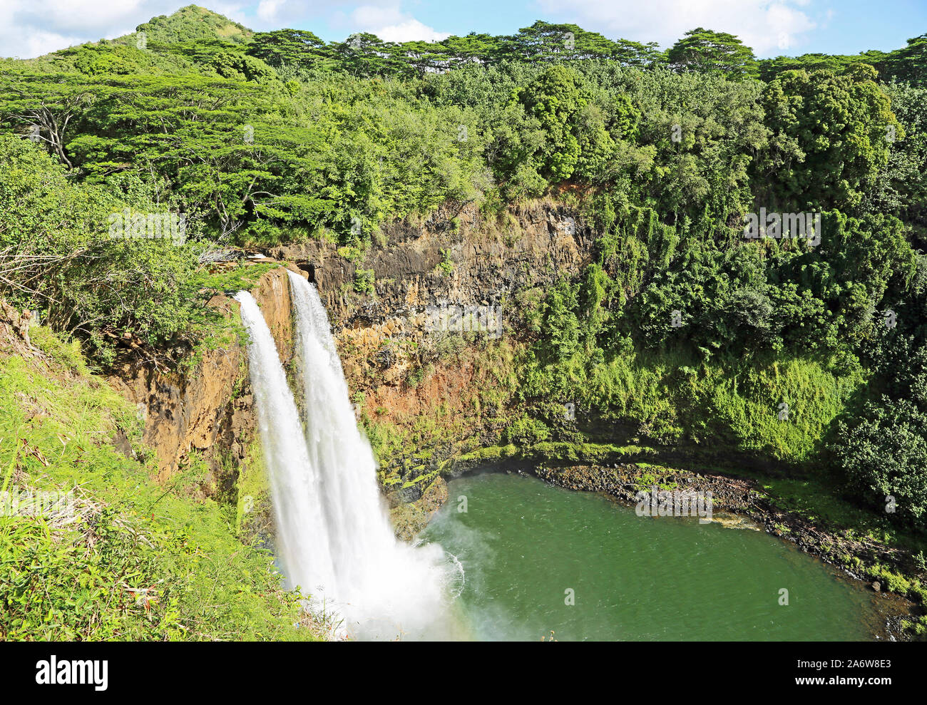 Wailua Falls, Kauai, Hawaii Stock Photo - Alamy