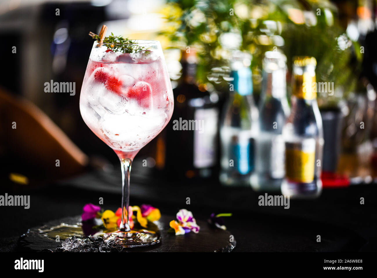 Gin Bottles High Resolution Stock Photography and Images - Alamy