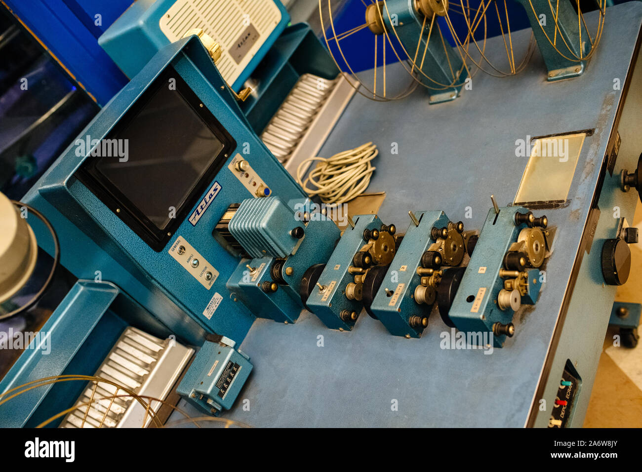 Switch work booth hi-res stock photography and images - Alamy