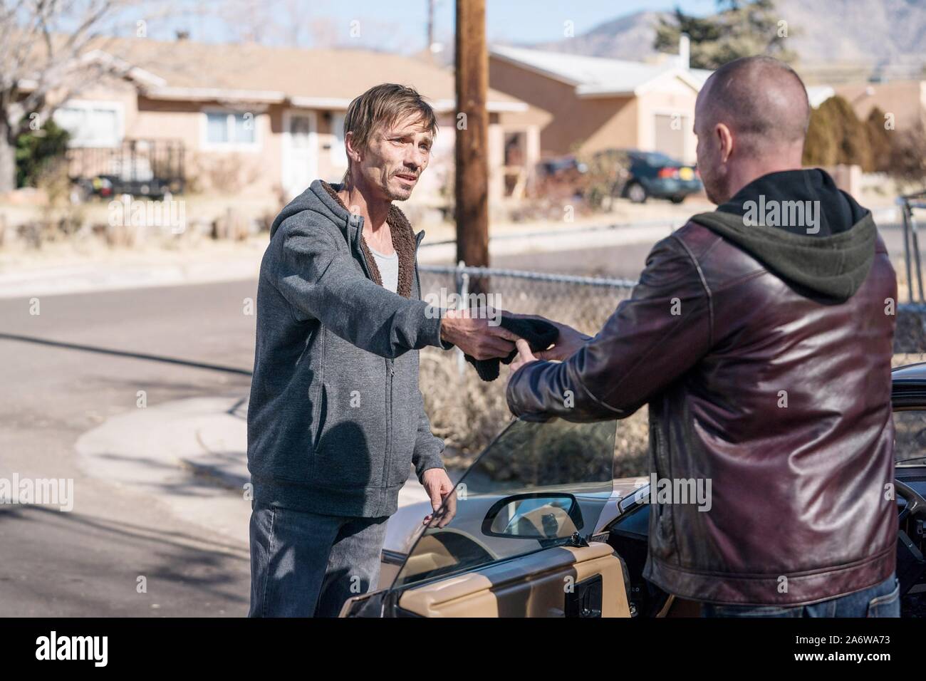 EL CAMINO: A BREAKING BAD MOVIE, from left: Charles Baker, Aaron Paul ...