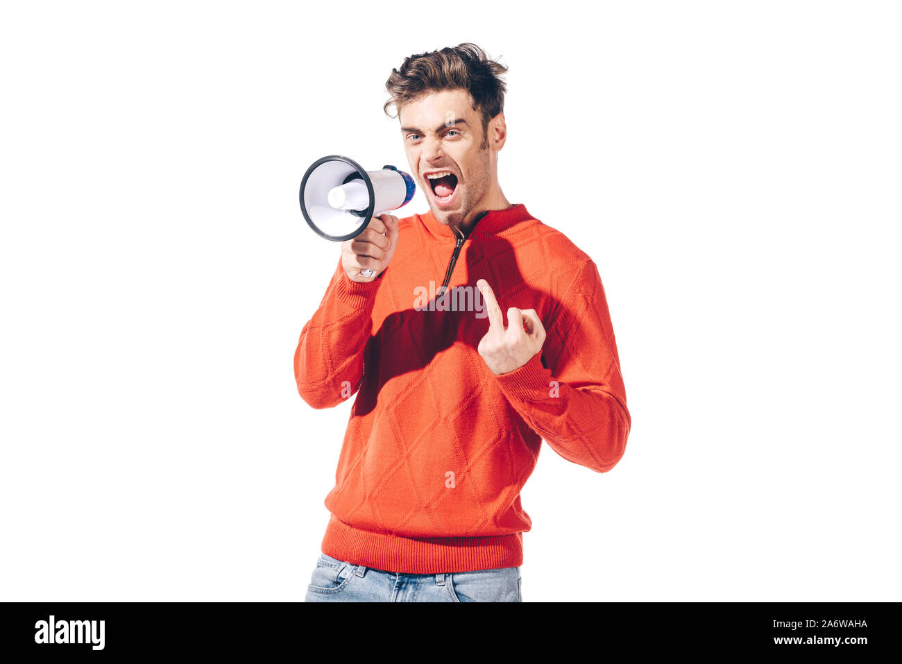 Angry Middle Finger Text