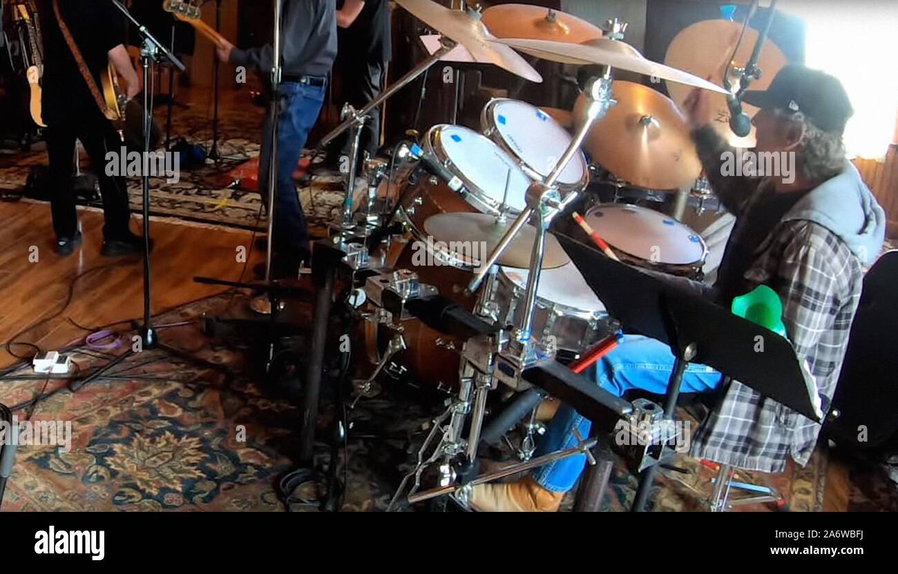 MOUNTAINTOP, drummer Ralph Molina at Studio in the Clouds, Telluride ...