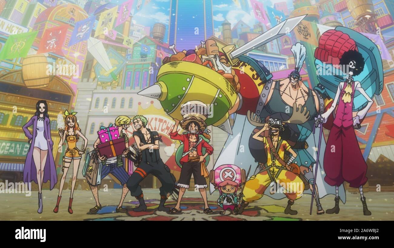 ONE PIECE: STAMPEDE, from left: Nico Robin, Nami, Sanji, Roronoa Zoro ...