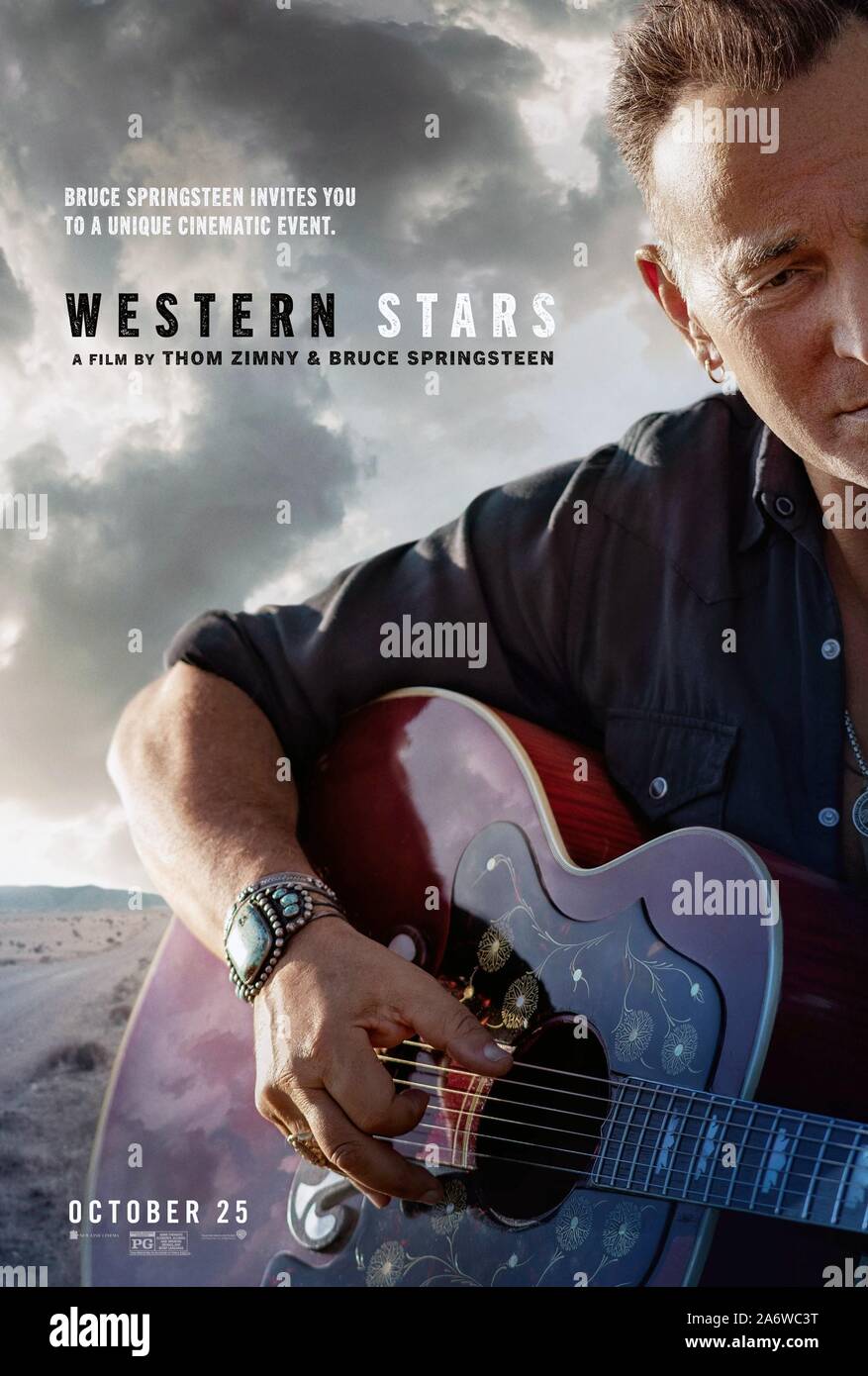 WESTERN STARS, US poster, Bruce Springsteen, 2019. © Warner Bros ...