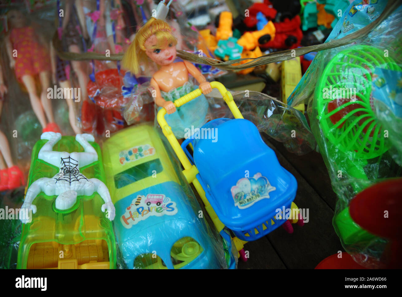 Plastic toys, Yangon, Myanmar, Asia Stock Photo - Alamy