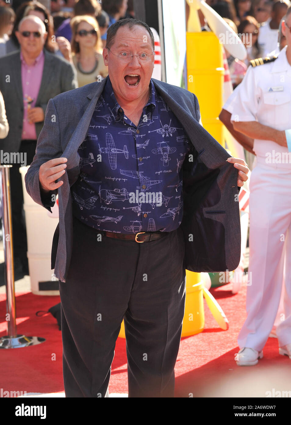 LOS ANGELES, CA. August 05, 2013: Pixar boss John Lasseter at the world ...