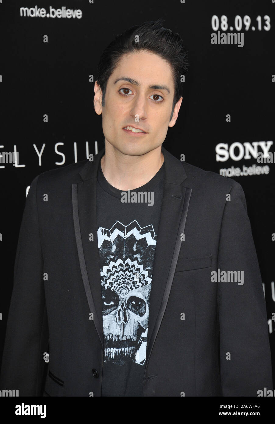 LOS ANGELES, CA. August 07, 2013: Omar Doom at the world premiere of ...