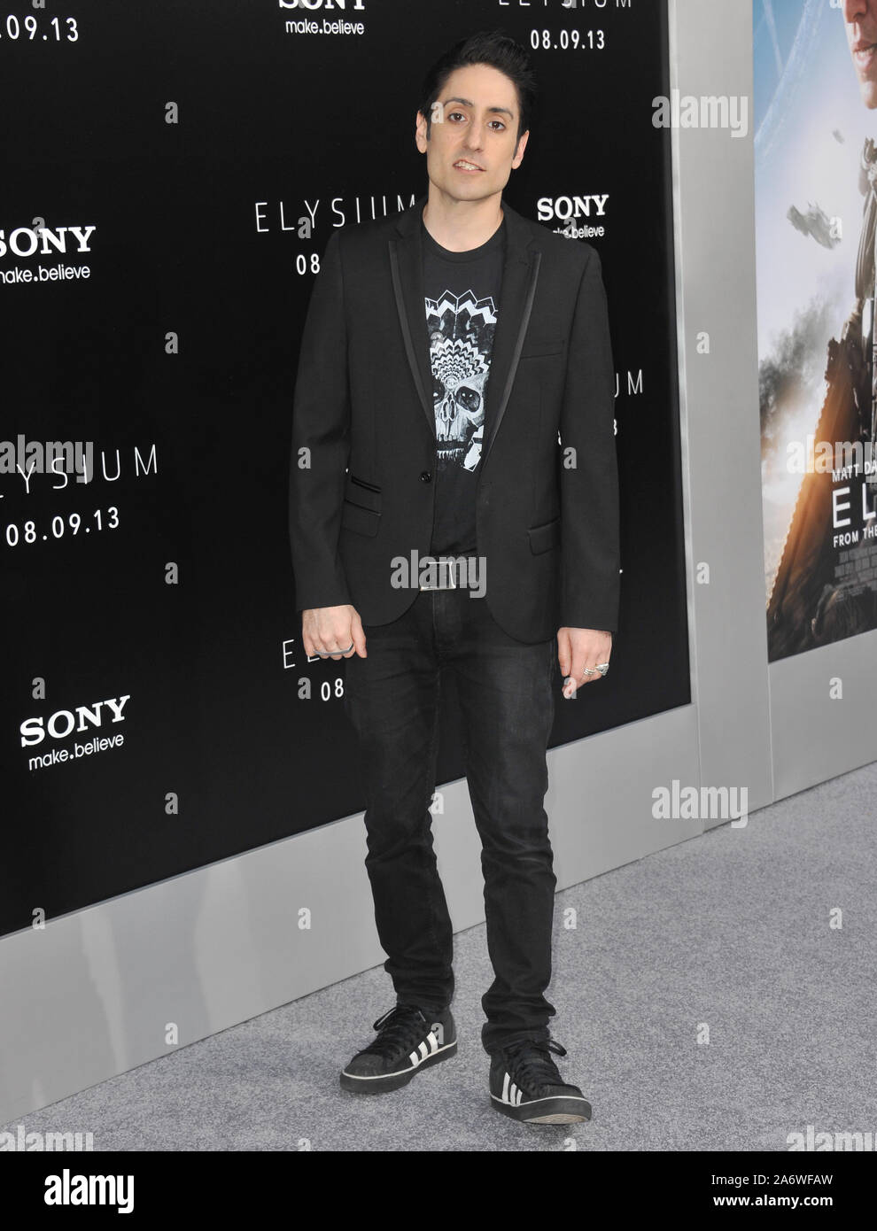 LOS ANGELES, CA. August 07, 2013: Omar Doom at the world premiere of ...