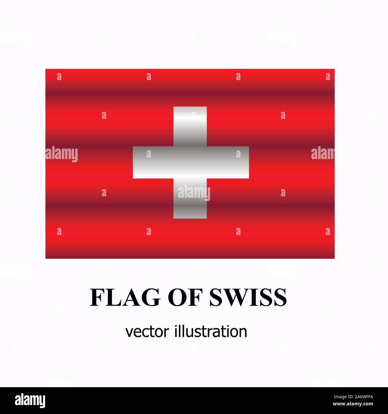 Bright button with flag of Swiss. Swiss National Day banner. Bright ...