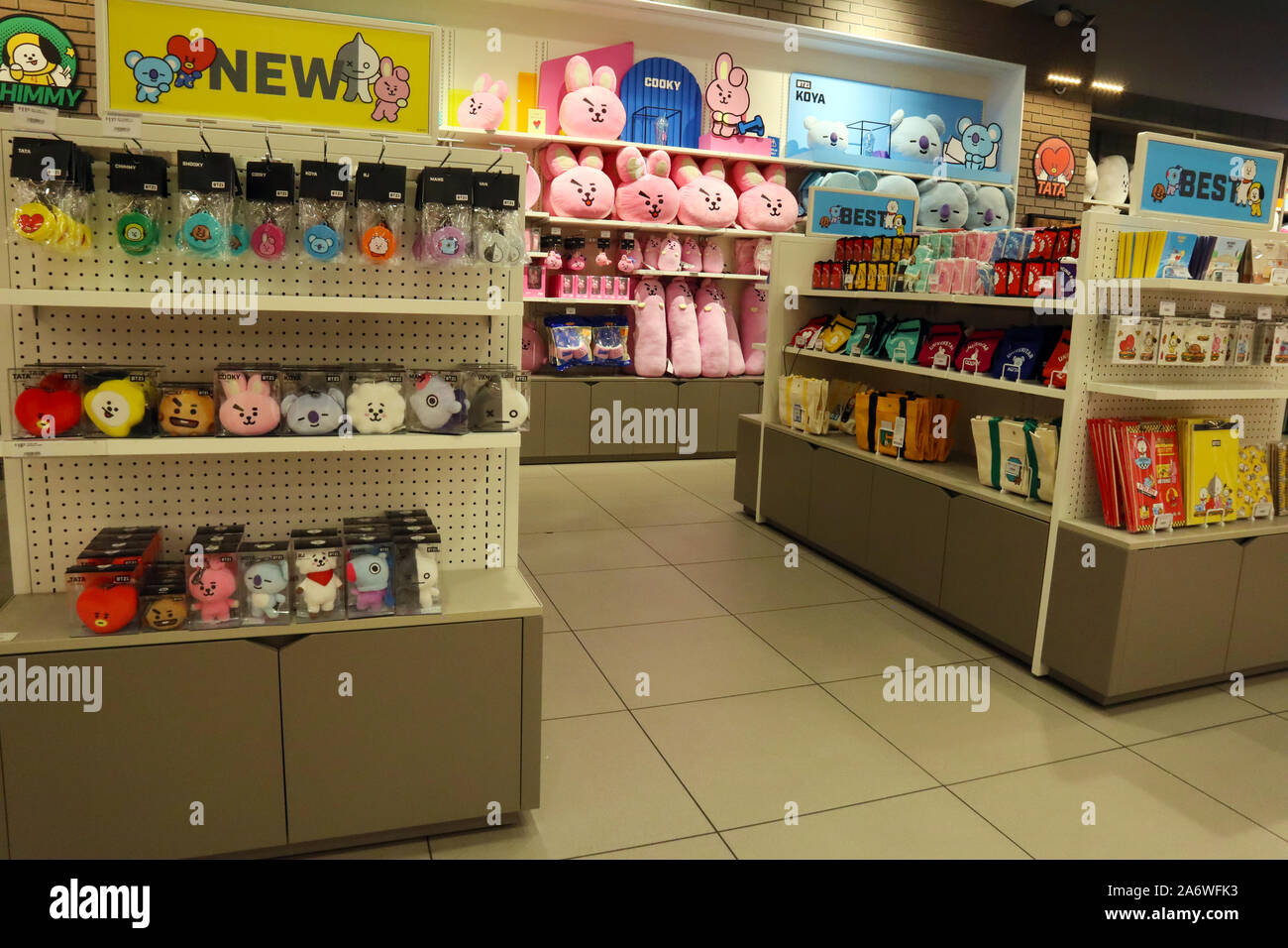 Hollywood, California – LINE FRIENDS and BT21 Pop-up Store situated at ...