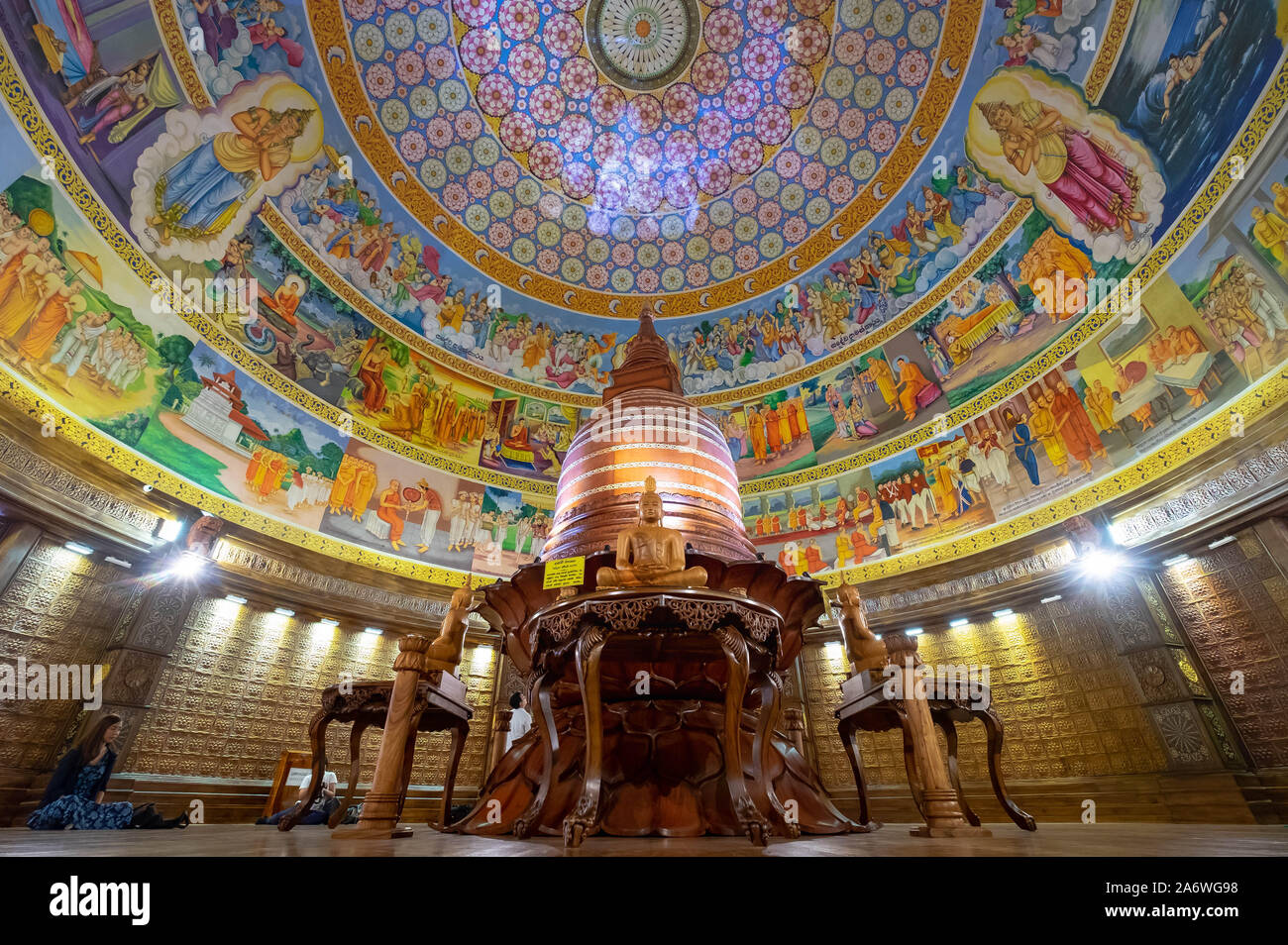 Sri lanka kandy wall painting hi-res stock photography and images - Alamy