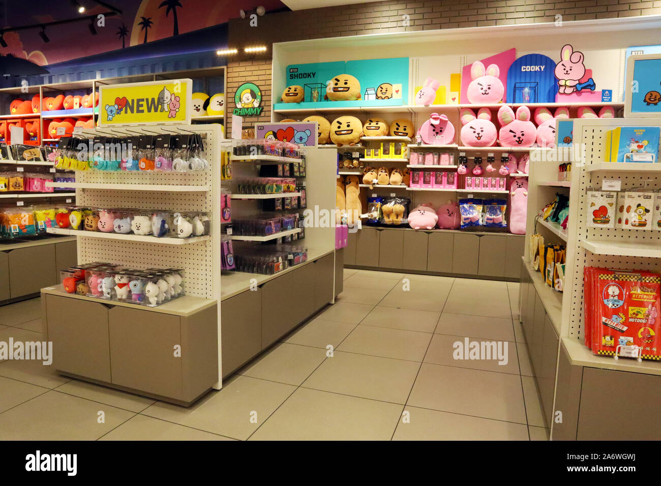 Hollywood, California – LINE FRIENDS and BT21 Pop-up Store situated at ...