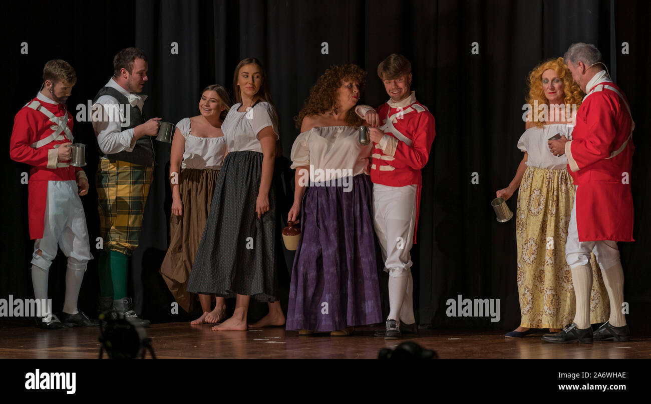 26 October 2019. Elgin Town Hall, Moray, Scotland, UK. This is a scene ...