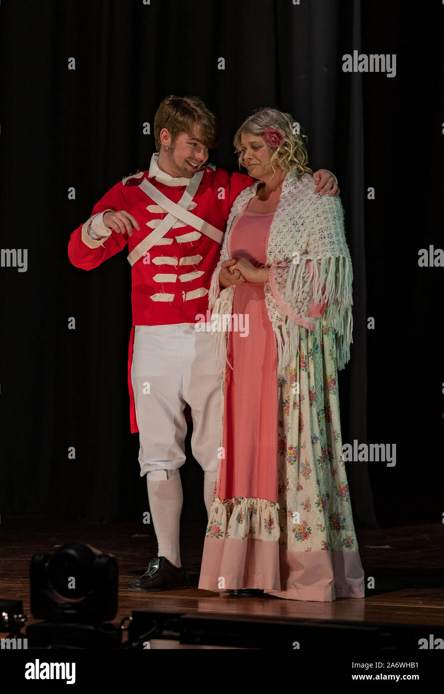 26 October 2019. Elgin Town Hall, Moray, Scotland, UK. This is a scene ...