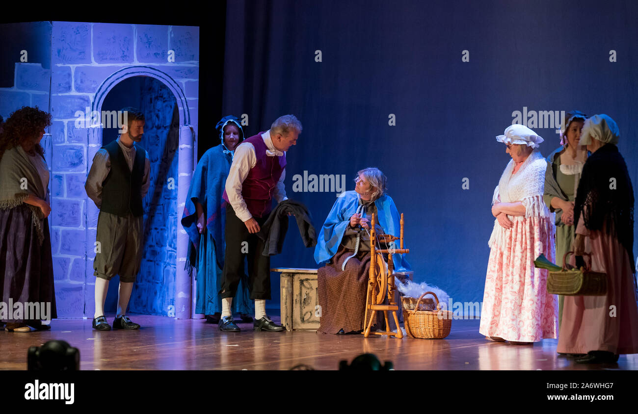 26 October 2019. Elgin Town Hall, Moray, Scotland, UK. This is a scene ...