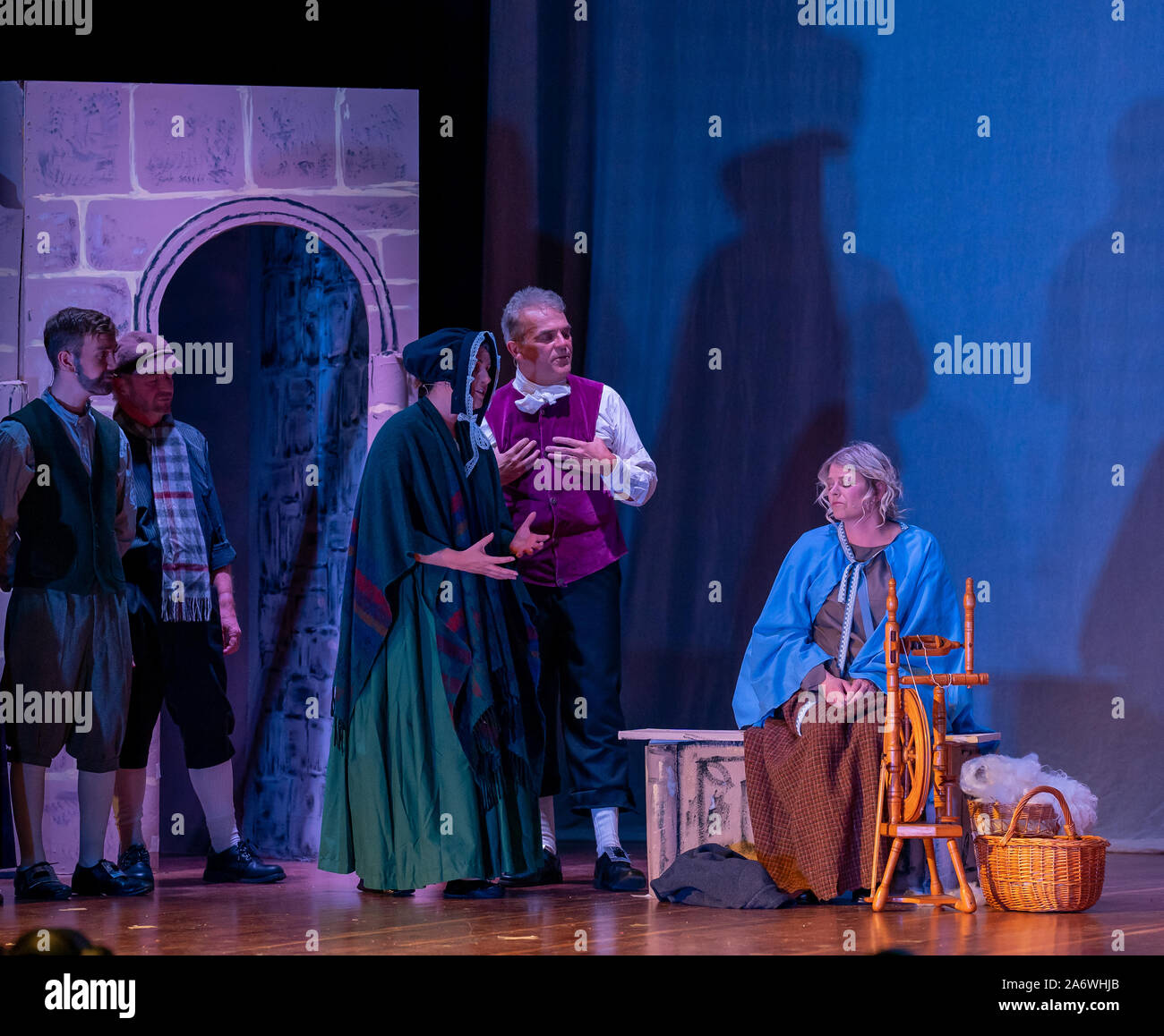 26 October 2019. Elgin Town Hall, Moray, Scotland, UK. This is a scene ...