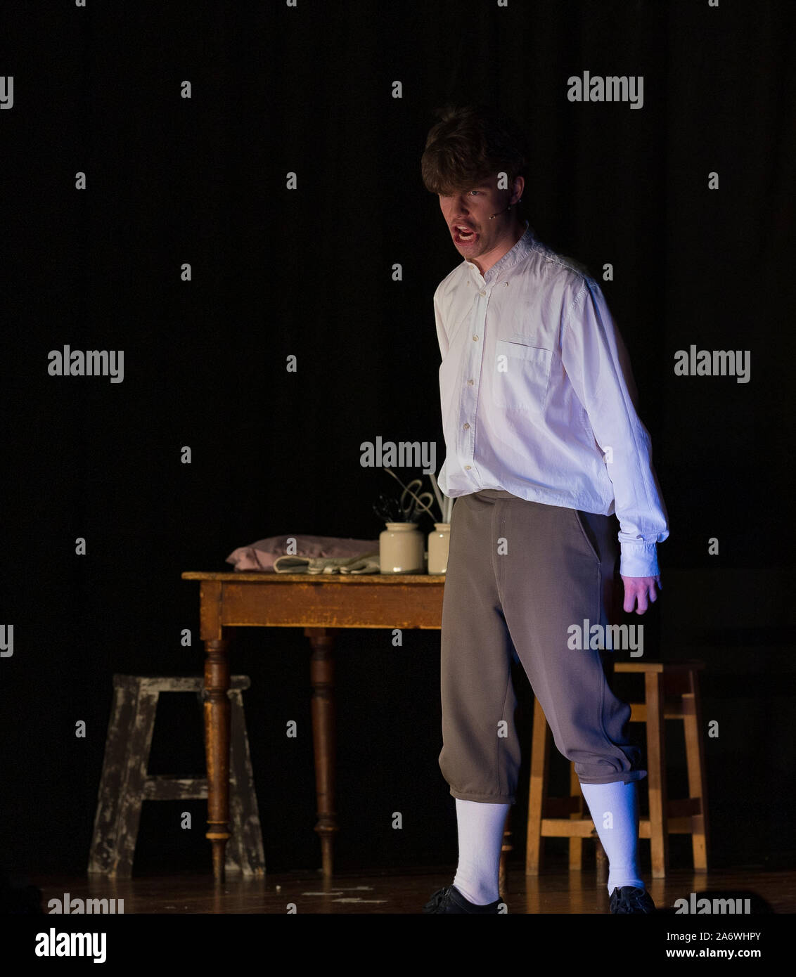 26 October 2019. Elgin Town Hall, Moray, Scotland, UK. This is a scene ...