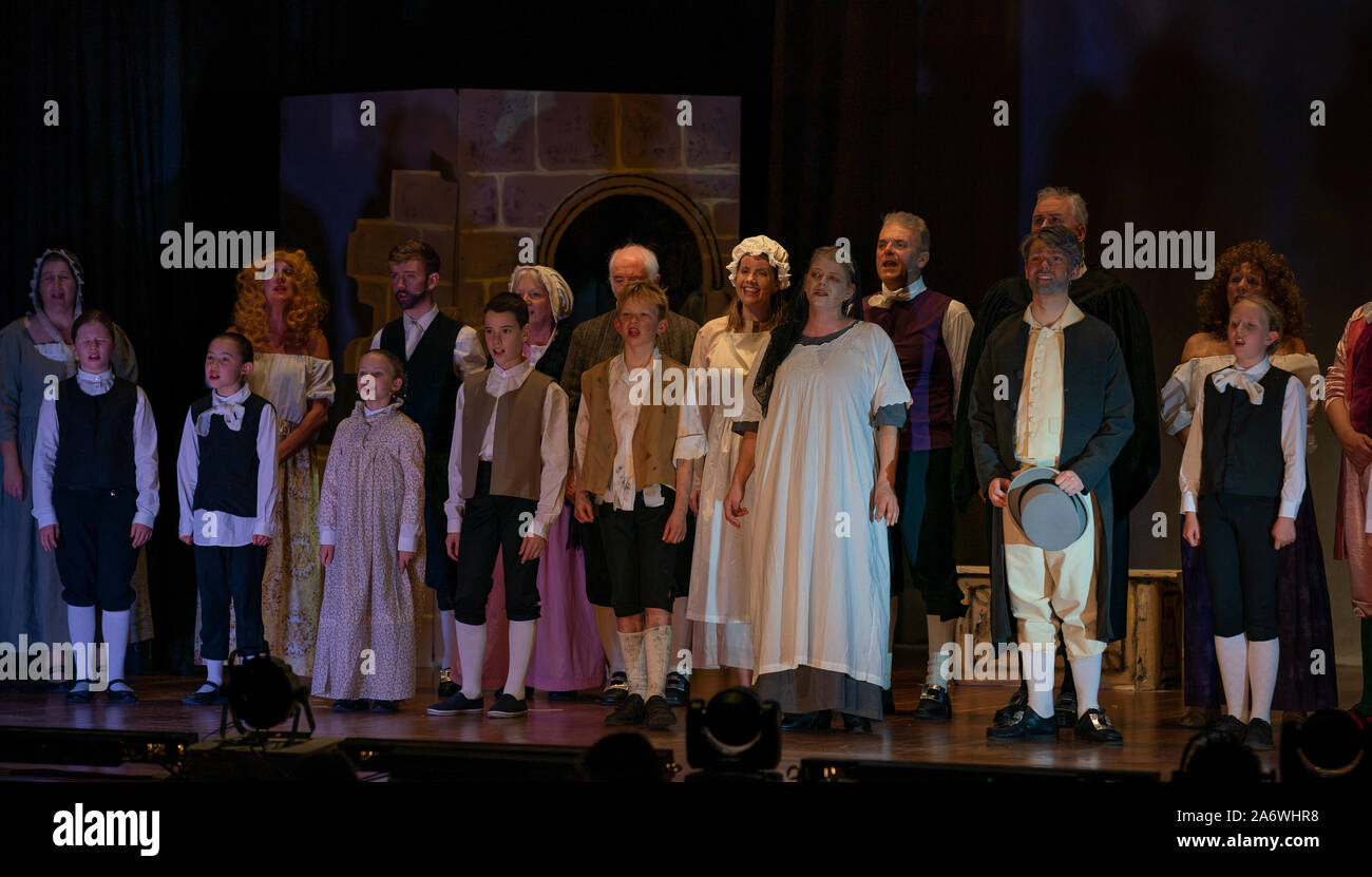 26 October 2019. Elgin Town Hall, Moray, Scotland, UK. This is a scene ...