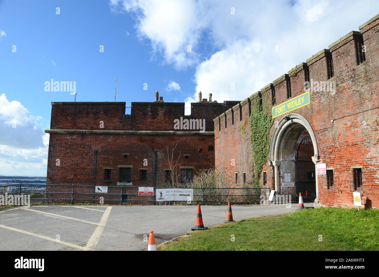 British Military fortifications, portsmouth Stock Photo - Alamy
