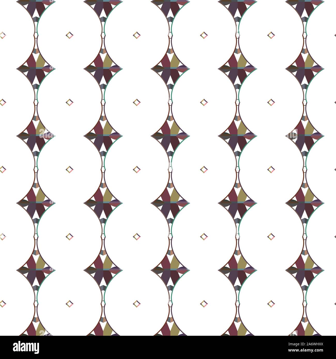 Geometric ornamental vector pattern. Seamless design texture Stock ...