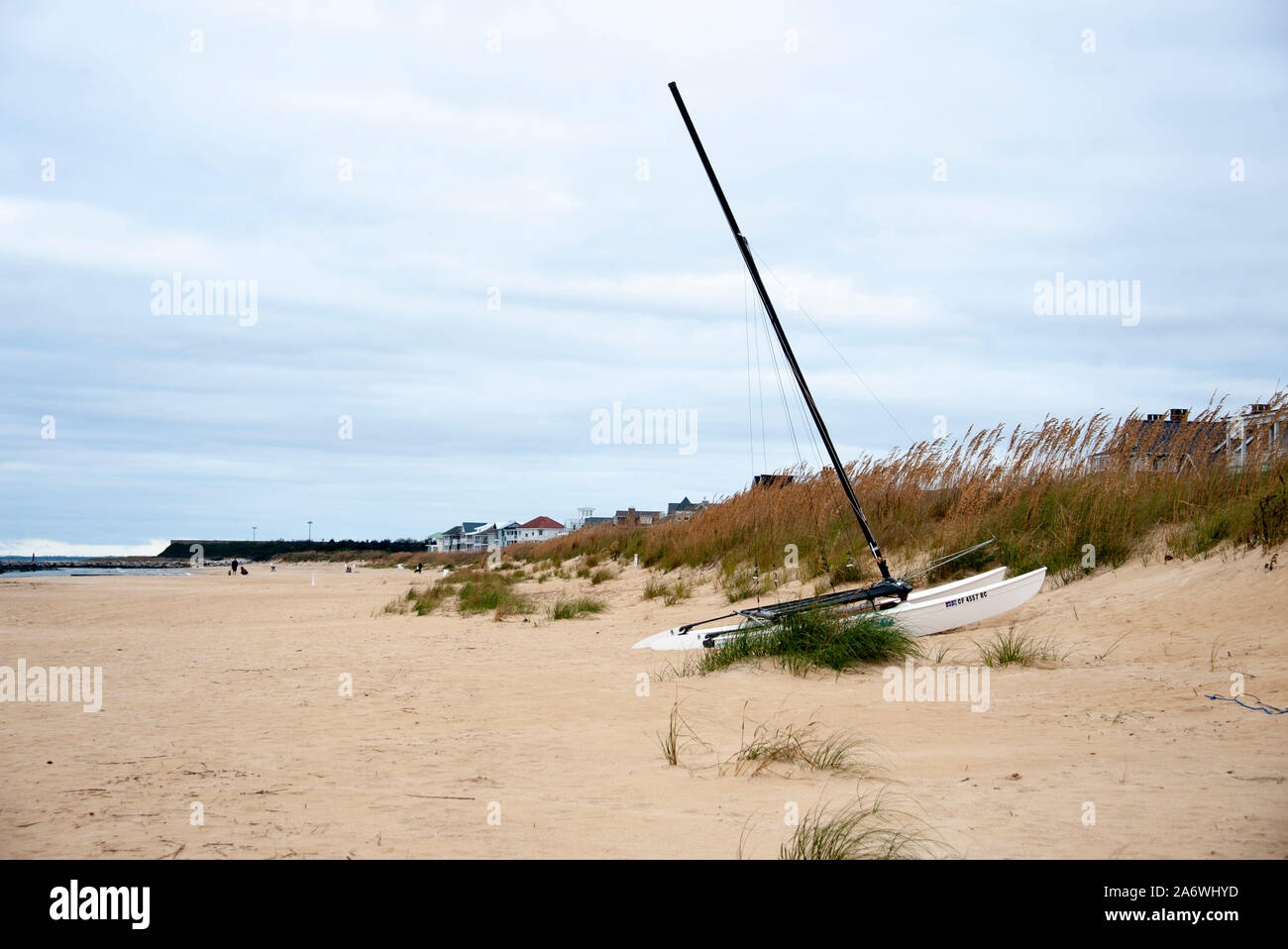 Catamaran sailing boat beach hi-res stock photography and images - Alamy