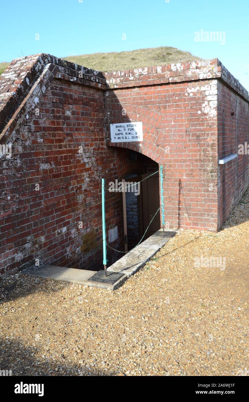 British Military fortifications, portsmouth Stock Photo - Alamy