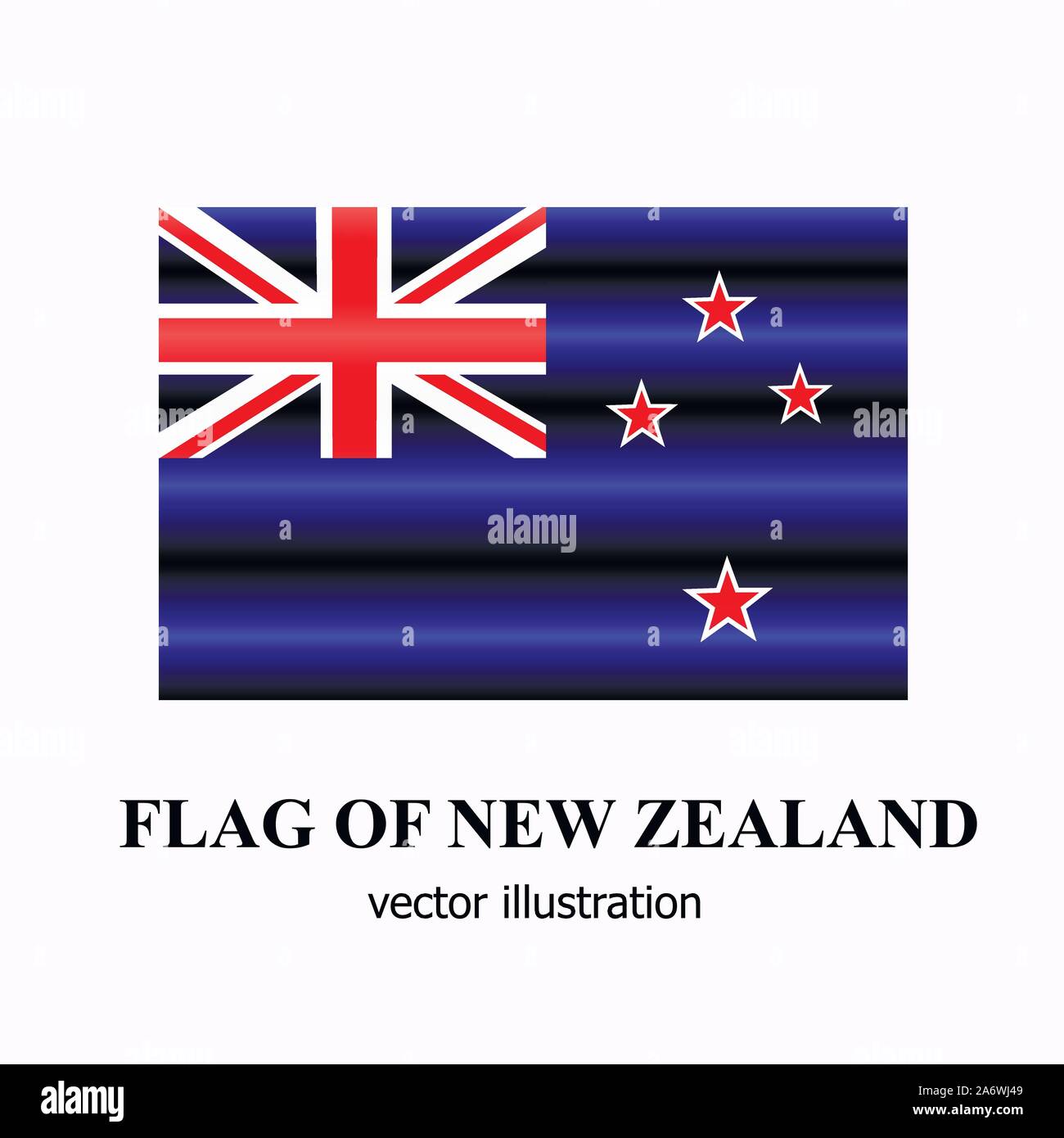 Banner with flag of New Zealand. Colorful illustration with flag for ...