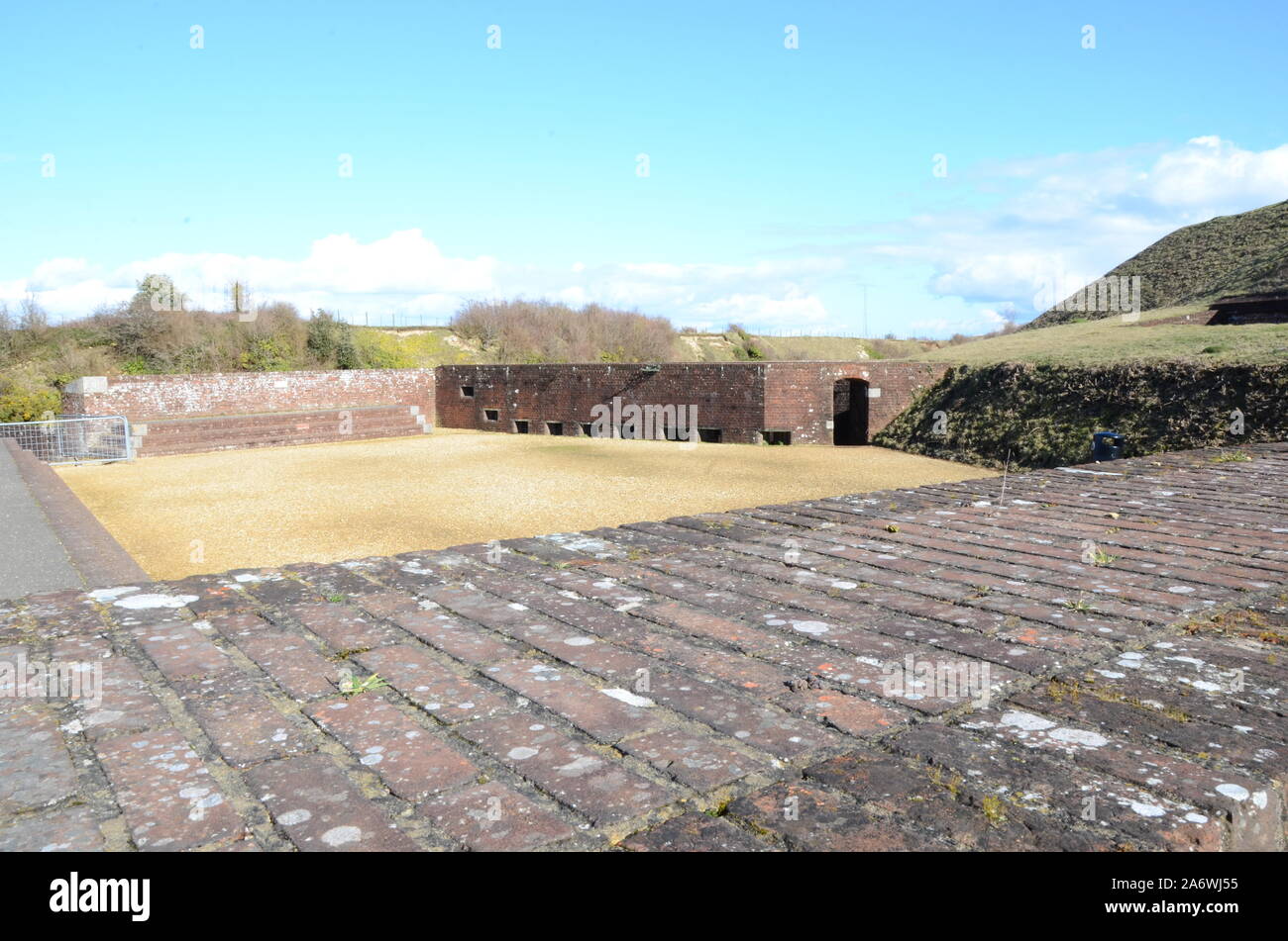 British Military fortifications, portsmouth Stock Photo - Alamy