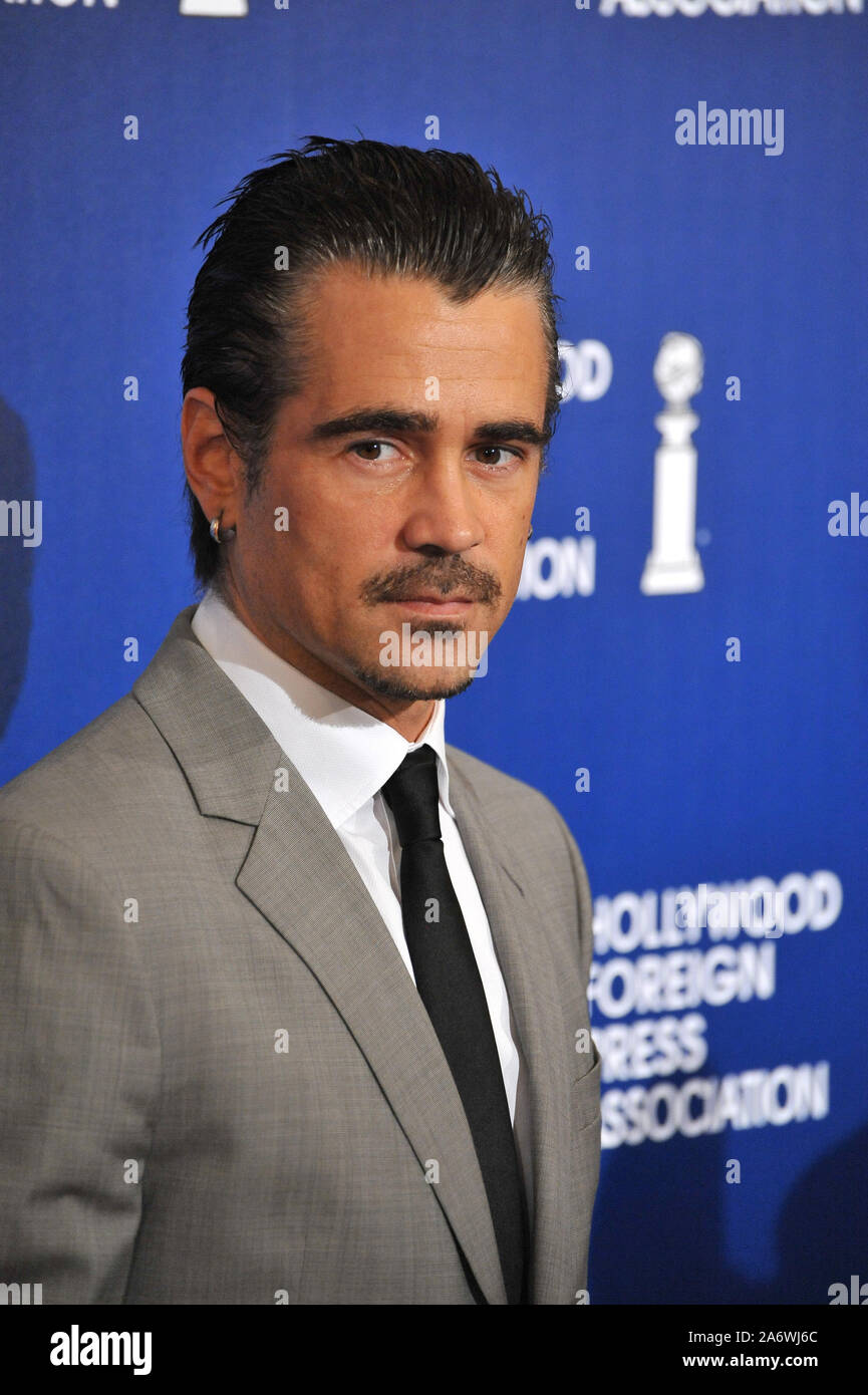 LOS ANGELES, CA. August 13, 2013: Colin Farrell at the Hollywood ...