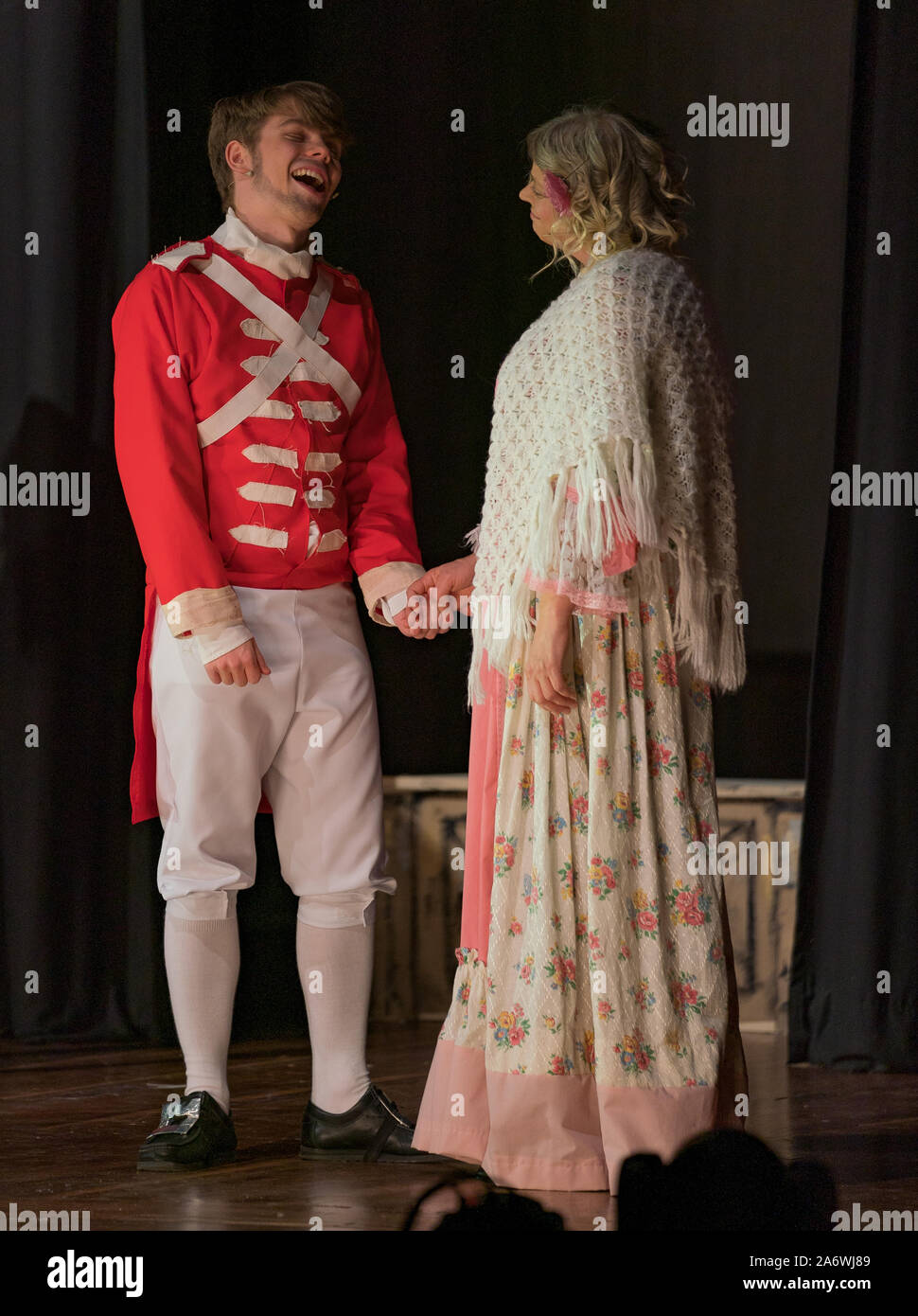 26 October 2019. Elgin Town Hall, Moray, Scotland, UK. This is a scene ...