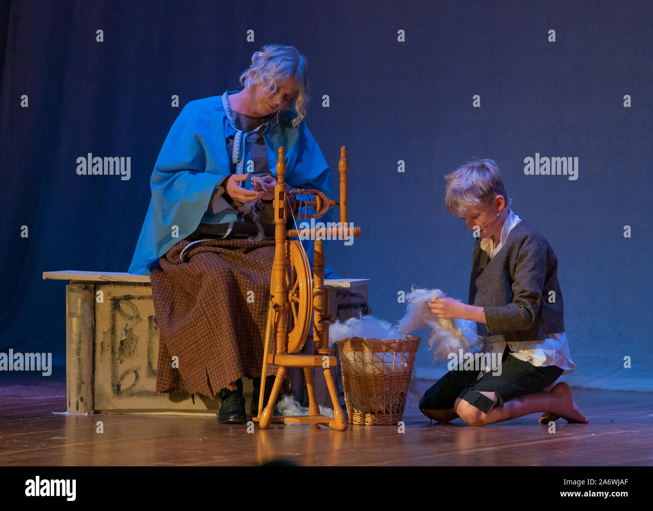 26 October 2019. Elgin Town Hall, Moray, Scotland, UK. This is a scene ...