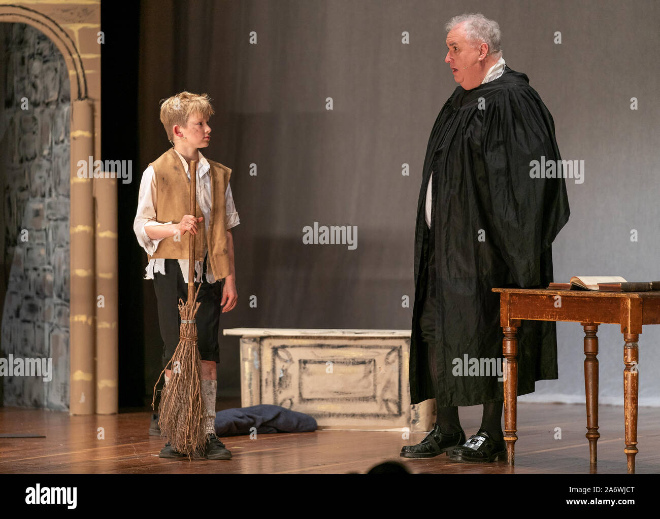 26 October 2019. Elgin Town Hall, Moray, Scotland, UK. This is a scene ...