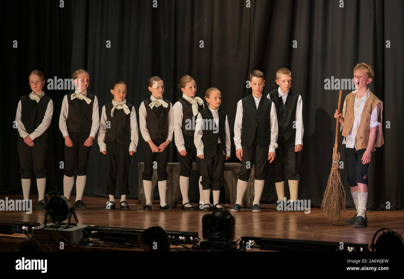 26 October 2019. Elgin Town Hall, Moray, Scotland, UK. This is a scene ...