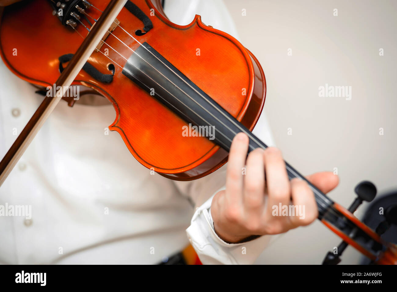 Violin playing viola musician playing . Man violinist classical musical ...