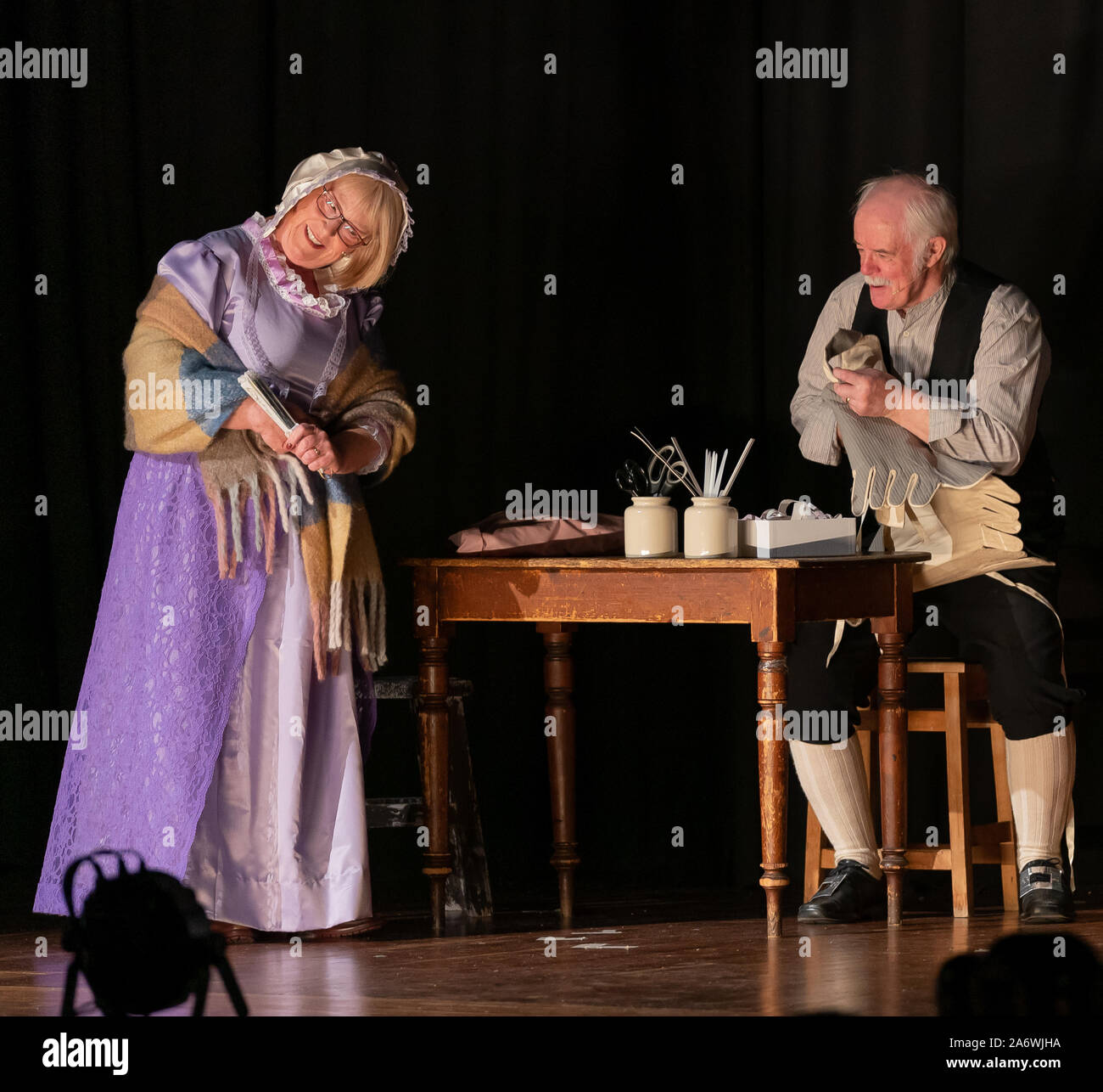 26 October 2019. Elgin Town Hall, Moray, Scotland, UK. This is a scene ...