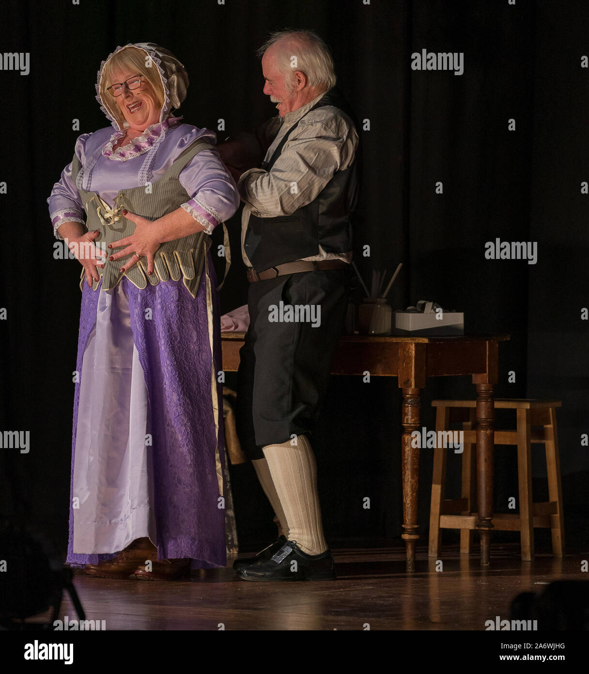 26 October 2019. Elgin Town Hall, Moray, Scotland, UK. This is a scene ...