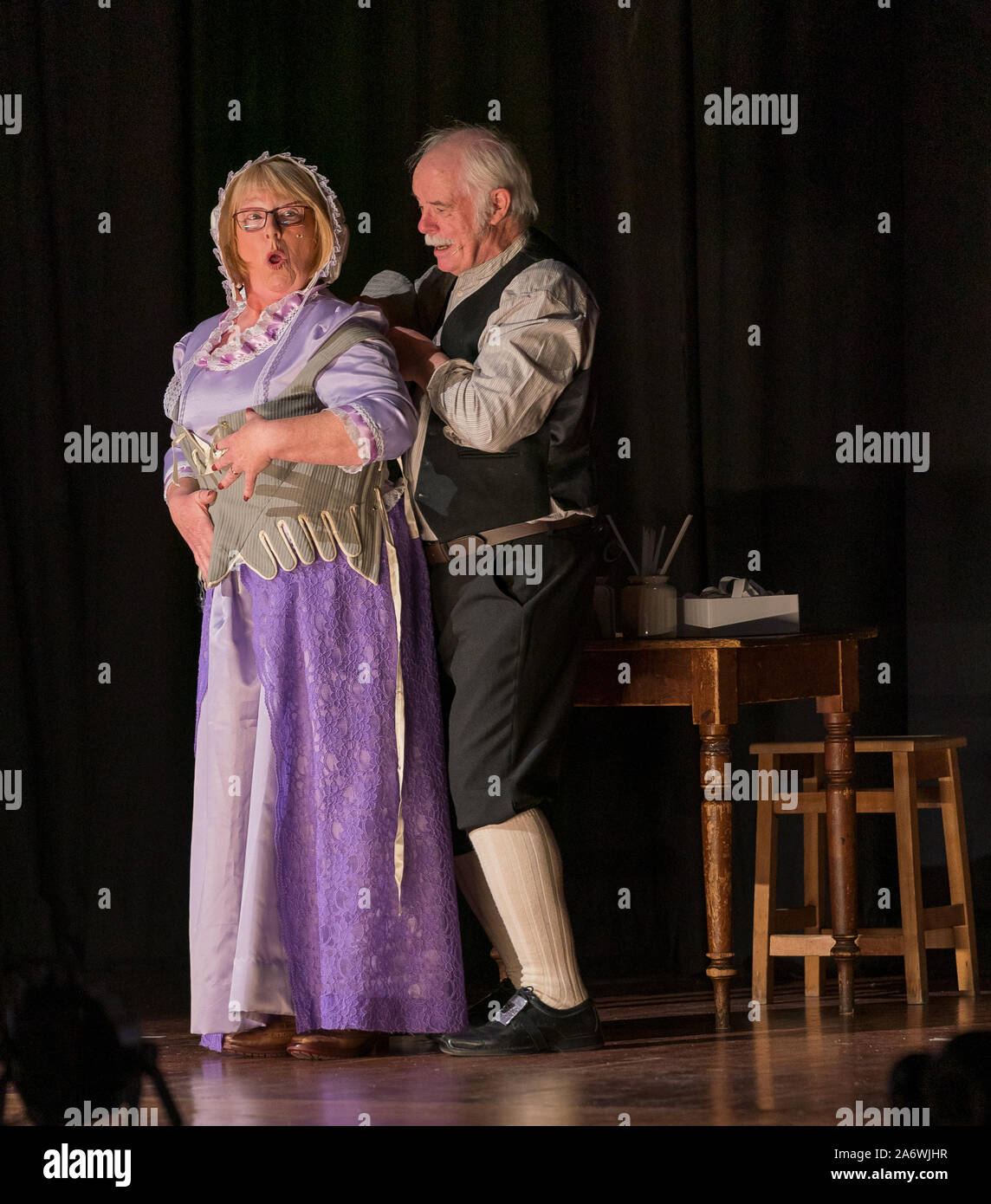 26 October 2019. Elgin Town Hall, Moray, Scotland, UK. This is a scene ...