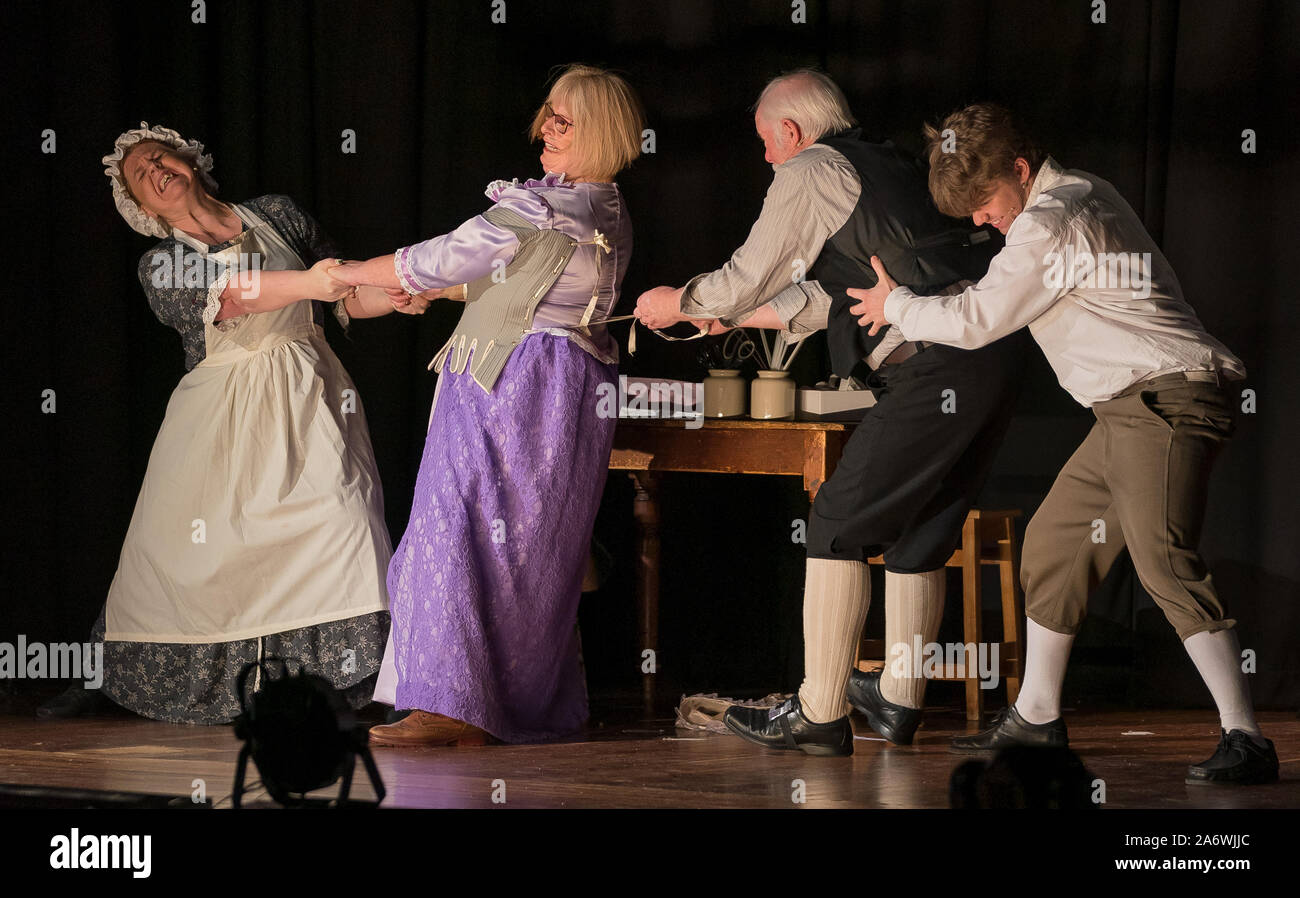 26 October 2019. Elgin Town Hall, Moray, Scotland, UK. This is a scene ...