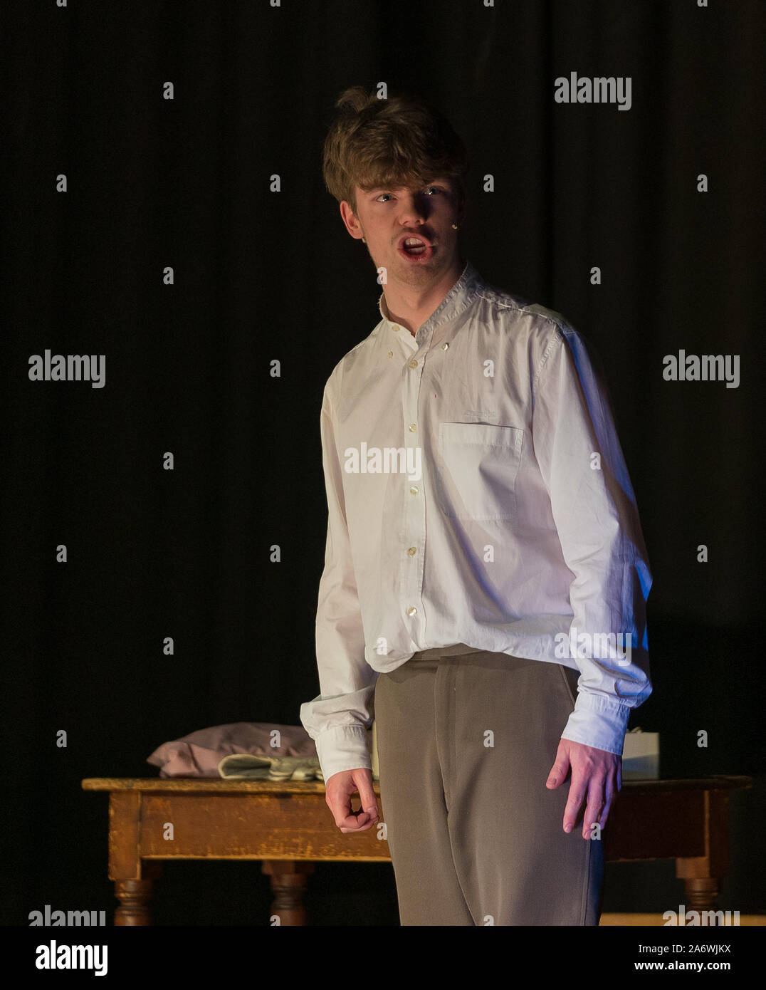 26 October 2019. Elgin Town Hall, Moray, Scotland, UK. This is a scene ...