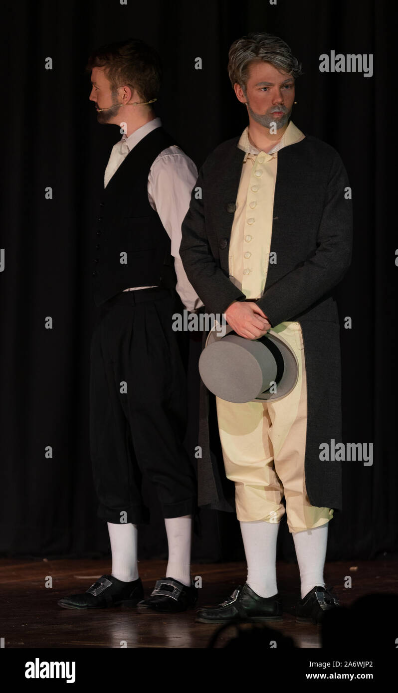 26 October 2019. Elgin Town Hall, Moray, Scotland, UK. This is a scene ...