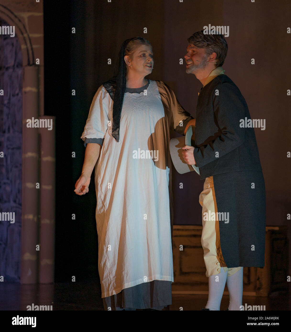 26 October 2019. Elgin Town Hall, Moray, Scotland, UK. This is a scene ...