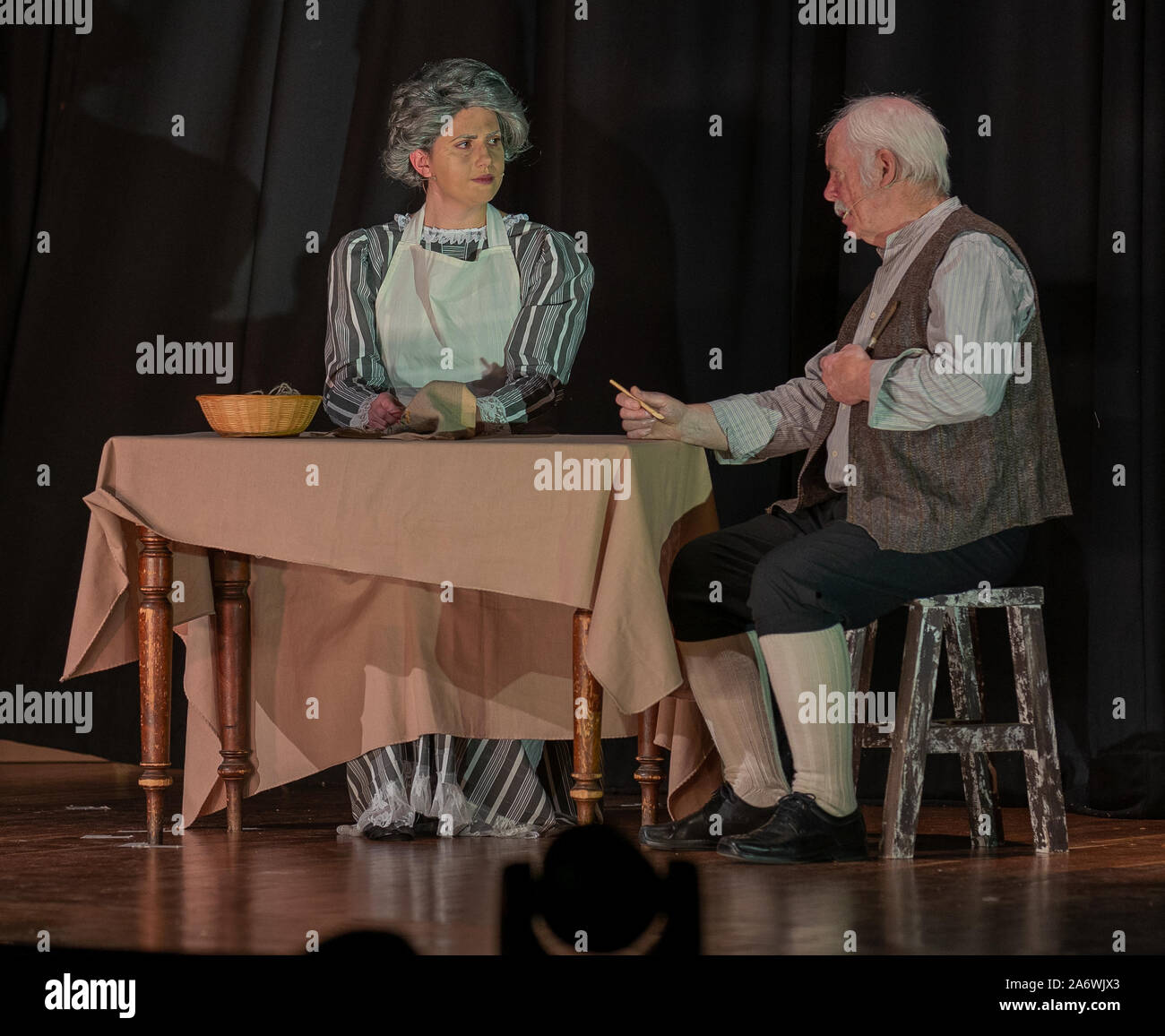 26 October 2019. Elgin Town Hall, Moray, Scotland, UK. This is a scene ...